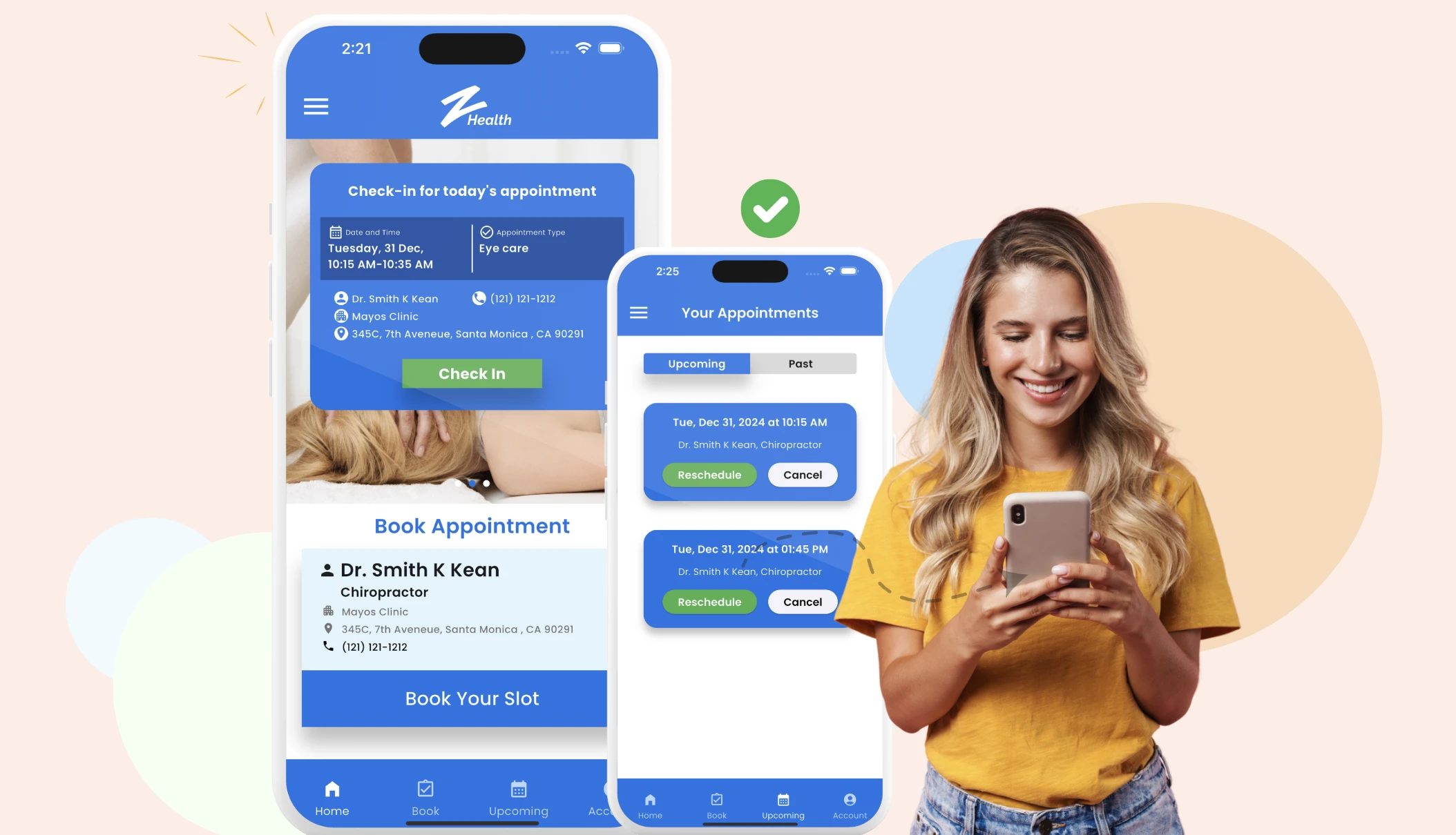 All-in-One Patient Scheduling App for Patients - zHealth